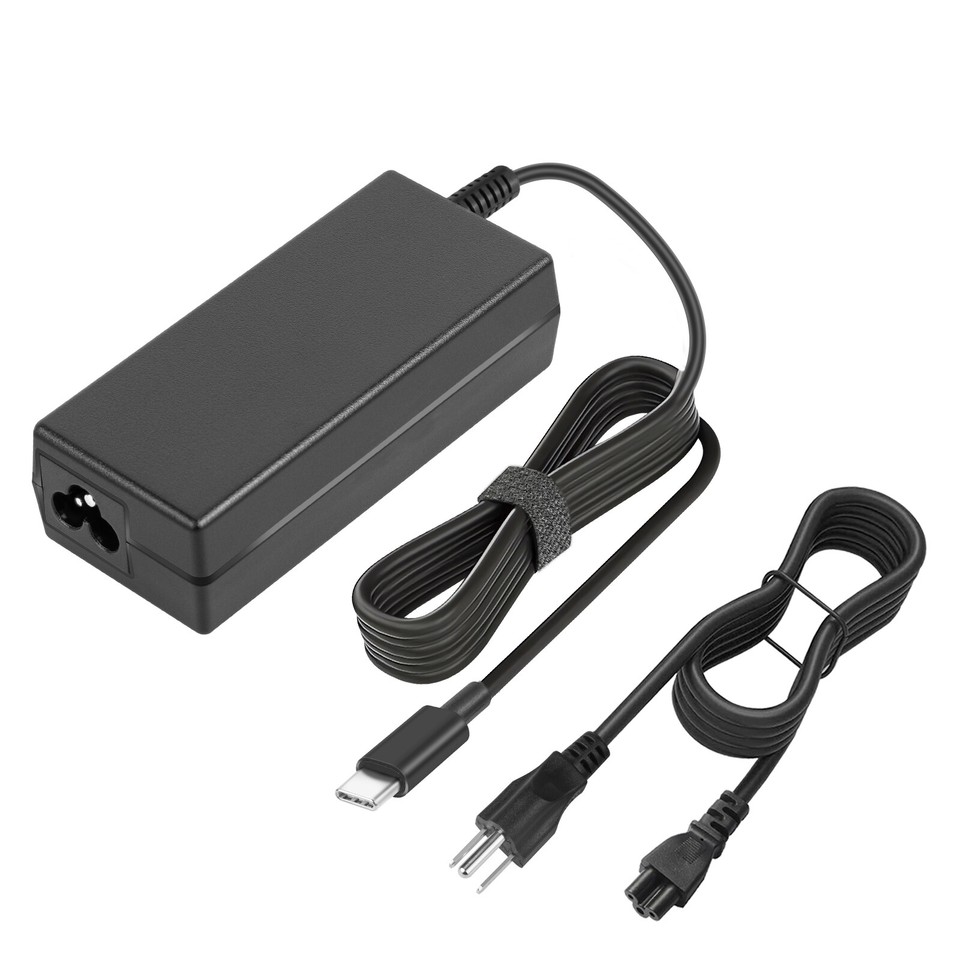 65W Laptop AC Adapter Type C USB-C Charger For HP Lenovo Dell Toshiba ...