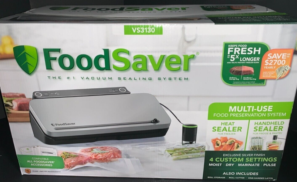 FoodSaver VS3130 Multi-Use Food Preservation System with Handheld Vacuum Sealer. | eBay