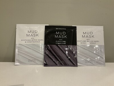 *3 PACK* Bath & Body Works FACE MASK Soothing Witch Hazel + Purifying ...