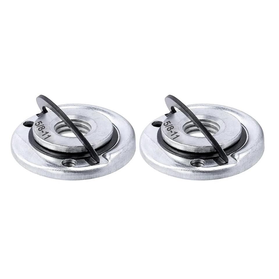 2Pcs Angle Grinder Flange Nuts with 5/8-11 Inch Thread, Quick Change ...