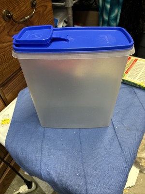 Tupperware Super Cereal Storer Keeper Large 20 cups #1588 Dark Blue ...