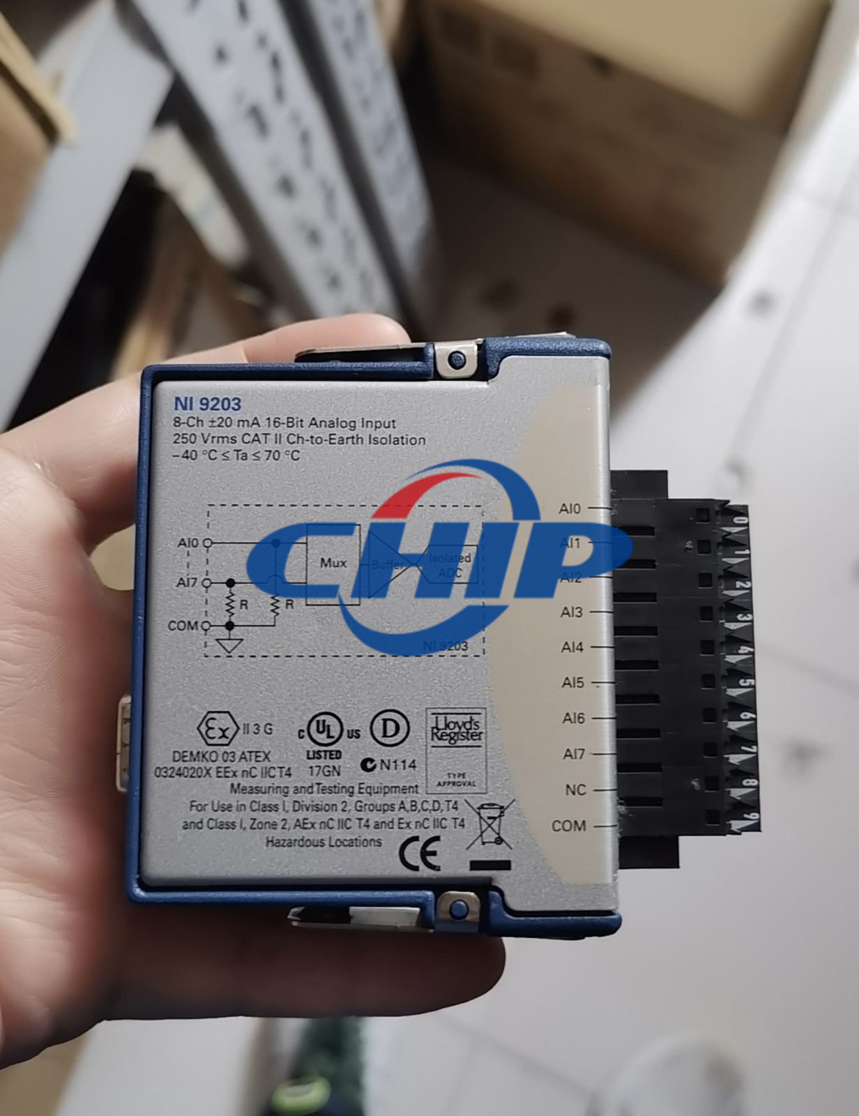 USED 1PC NI 9203 Analog Current Input Module 779516-01 good condition# ...