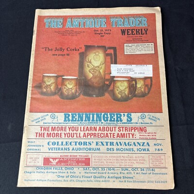 The Antique Trader Weekly October 21, 1975 The Jolly Corks | eBay