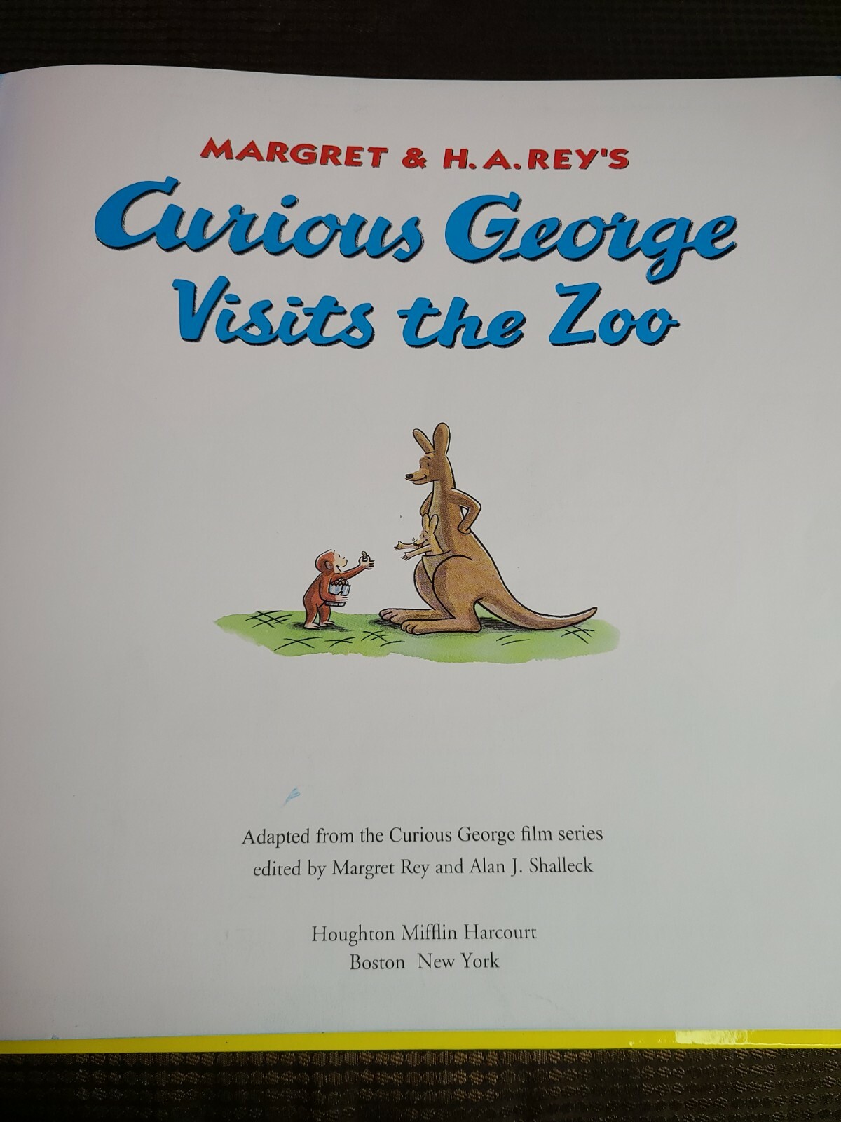 Curious George Visits the Zoo (Margaret & H.A. Rey 1998 Hardcover) | eBay