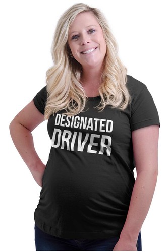Funny Designated Driver Joke Pregnant Humor Womens Maternity Pregnancy ...