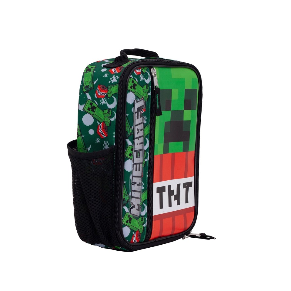 Minecraft Kaboom TNT Insulated Lunch Bag - Kids Lunchbox | eBay