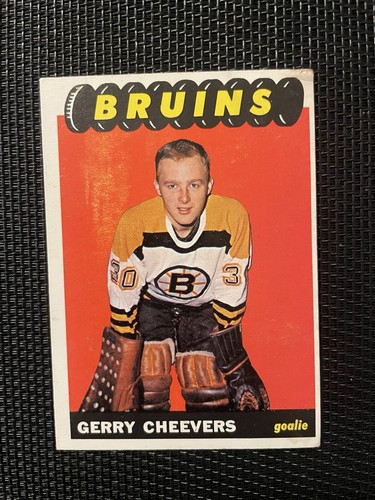 1965-66 Topps Set Break #31 Gerry Cheevers Boston Bruins RC ! | eBay