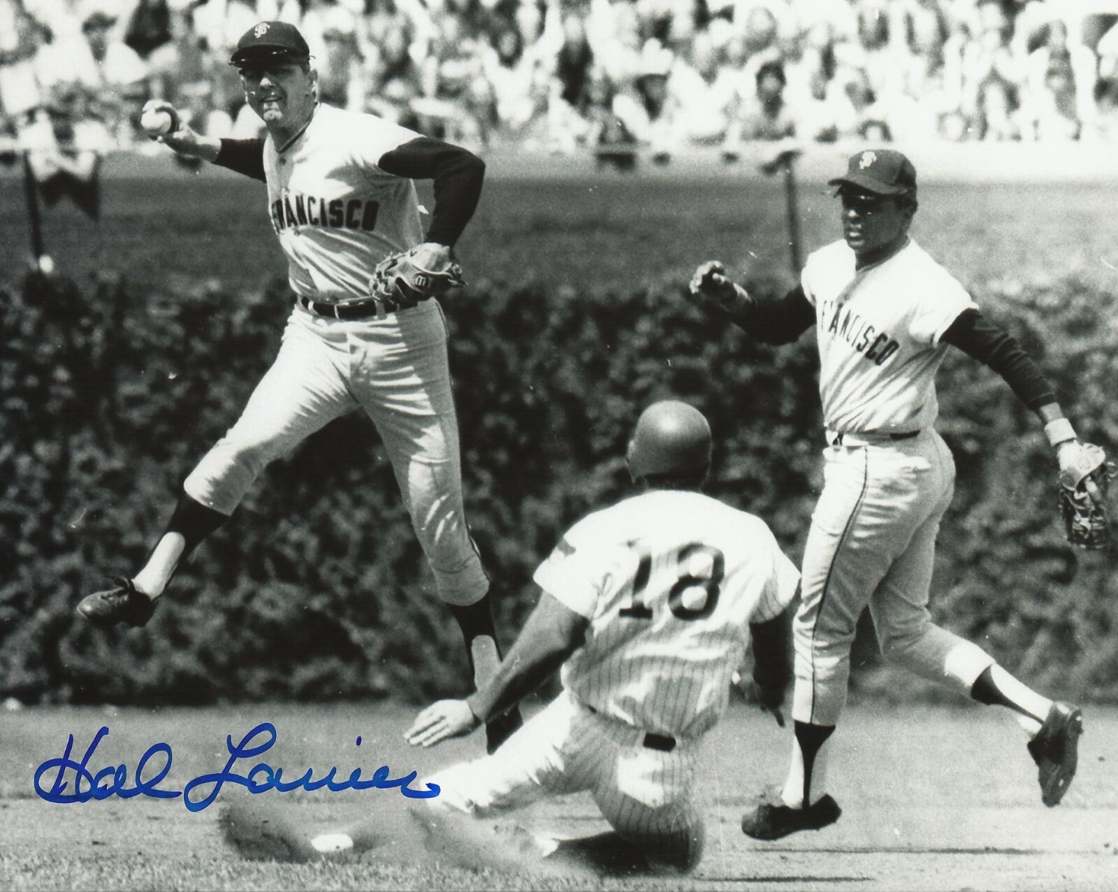 Hal Lanier 1964-1971 San Francisco Giants at Wrigley Autographed 8x10 ...