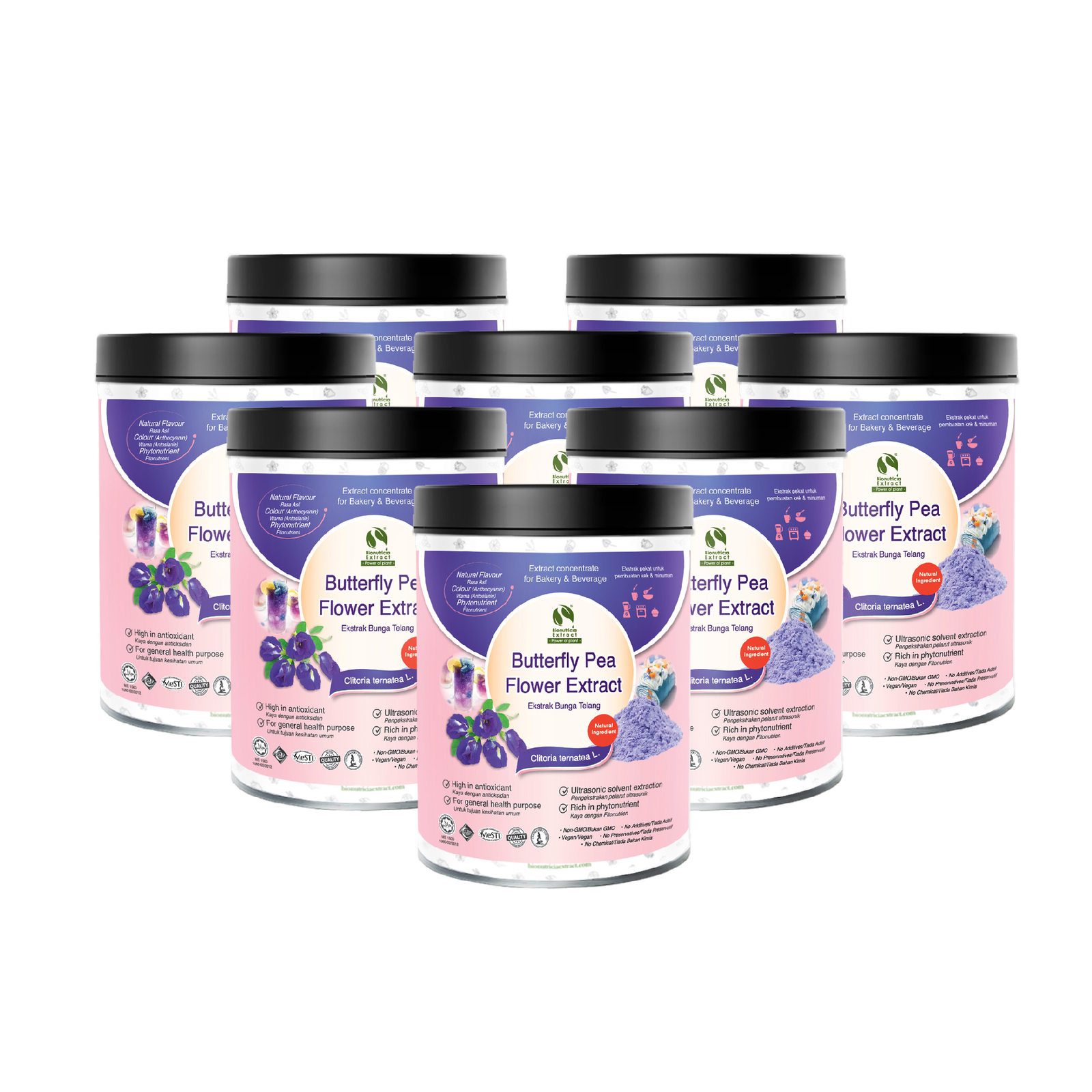 8x 200g Butterfly Pea Extract Powder, No Preservative, No Filler | eBay