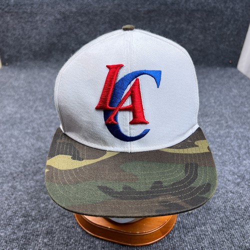Adidas Los Angeles Clippers NBA Logo Snapback Cap Adult Adjustable Camo ...