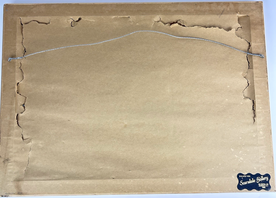 Vintage 1991 Clement Chinese Restaurant Scene Framed Print Wall Art ...