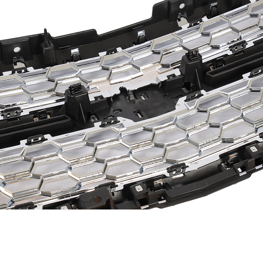 Front Grille Full Chrome Honeycomb Fit 14-15 Chevrolet Silverado 1500 ...