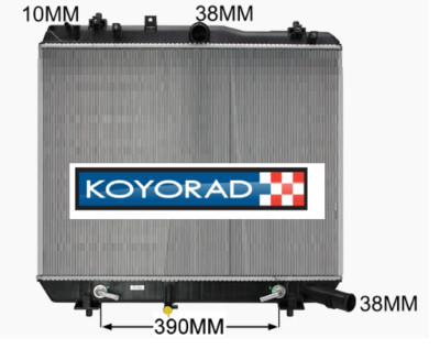 Radiator For Toyota Hiace KDH Diesel 3L Turbo Diesel 2015-2019 Auto New ...