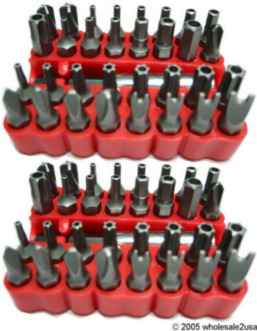 (2) PROFESSIONAL grade Security Bits, Hex Torx Spanner | eBay