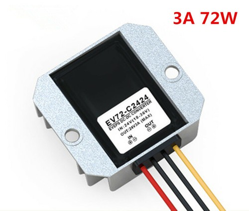 NEW DC voltage regulator 24V to 24V buck-boost module 18-36V to 24V 3A ...