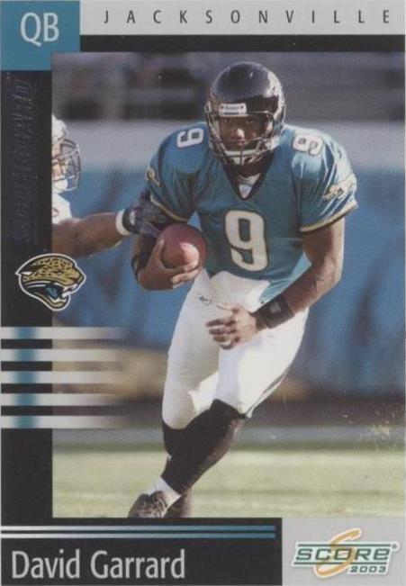 2003 Score - David Garrard #60 Scorecard /500 for sale online | eBay