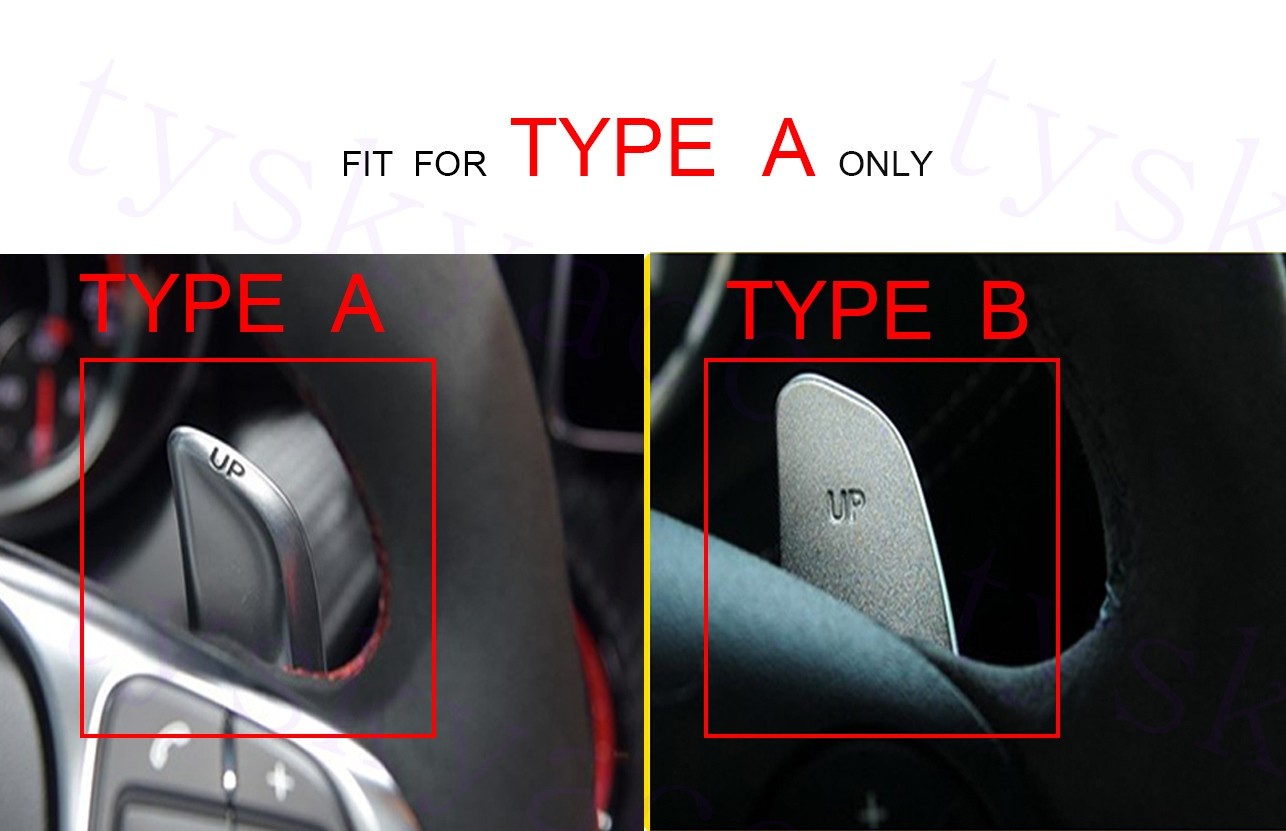 Carbon Fiber Steering Wheel Shift Paddle For Benz AMG A45 C63 E63 S65 ...