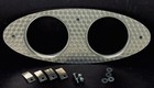 1932 FORD CAR 3 3/8 QUAD DASH ENGINE TURNED BILLET ALUMINUM INSERT | eBay