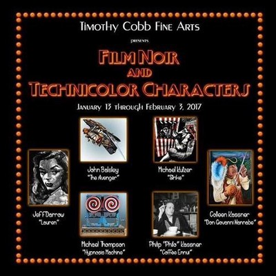 Film Noir and Technicolor Characters: Timothy Cobb Fine Arts by Timothy ...
