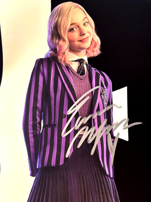 WEDNESDAY Signed EMMA MYERS 8x10 Authentic Autograph w/COA | eBay