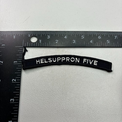 US Navy Helicopter Combat Support Squadron HELSUPPRON FIVE Tab Patch ...