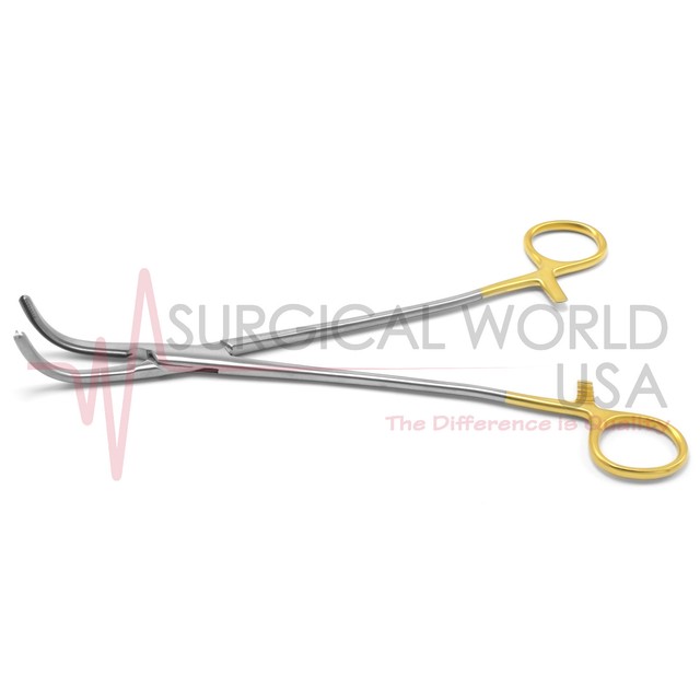 Zeppelin Hysterectomy Clamps Strong Curve Zed Clamp Atraumatic ...