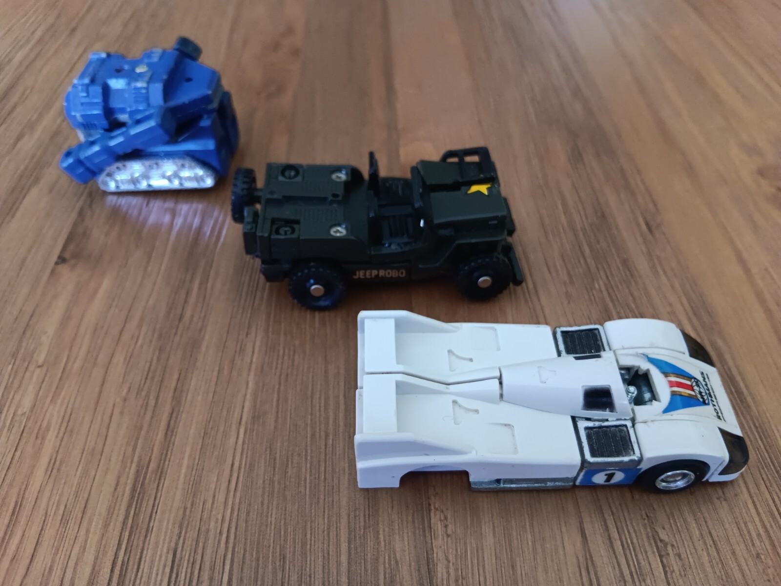 Vintage 80’s GOBOTS lot Tank Rothmans Porsche Jeeper Creeper Bandai ...