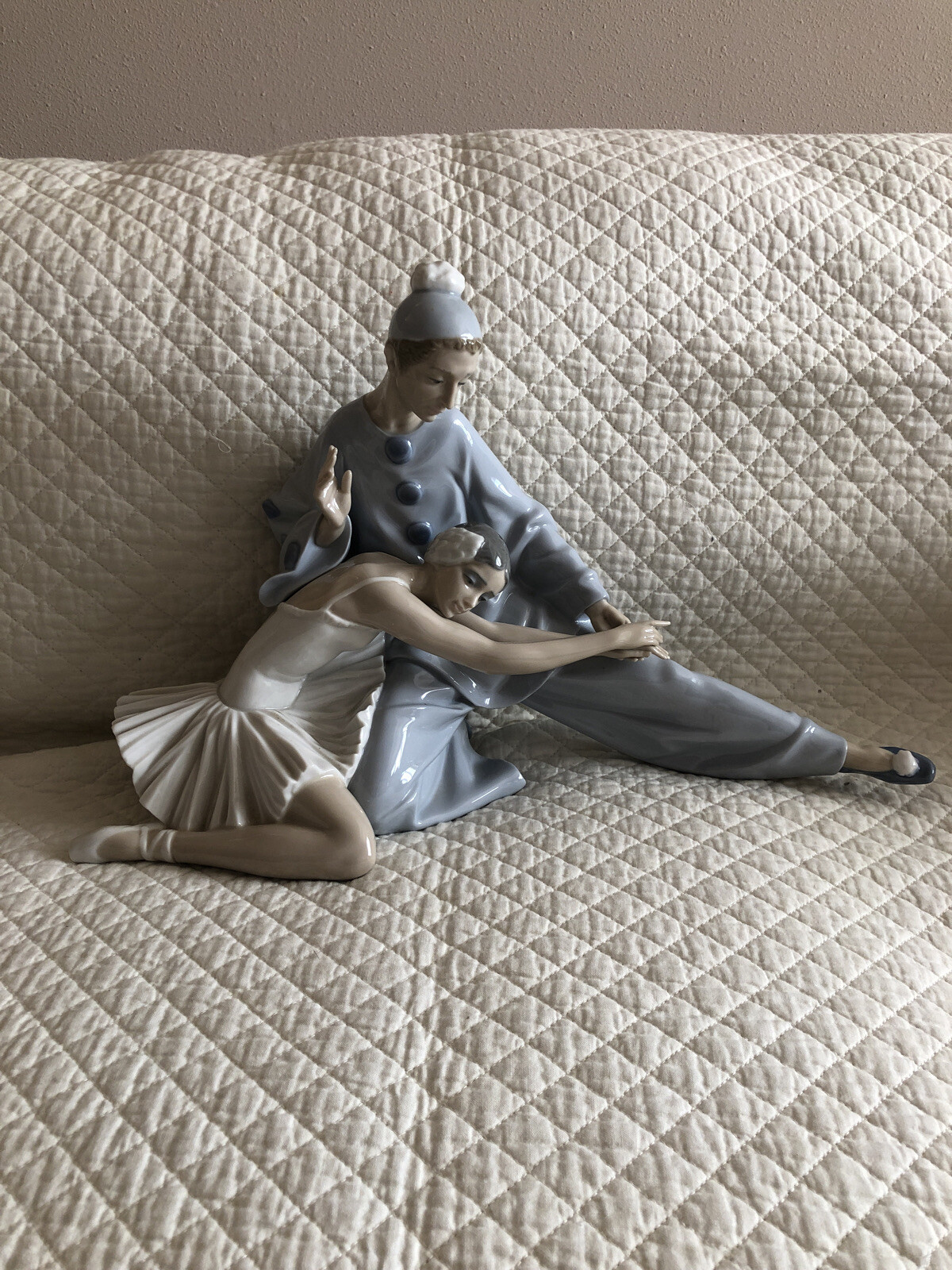 Lladro #4935 - Large "Closing Scene" Ballerina & Clown Dancers ...