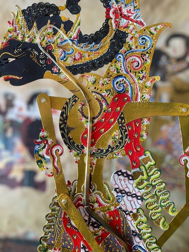 A Fine Rare Collection Indonesian Shadow Puppet, Wayang Kulit Wibisana ...
