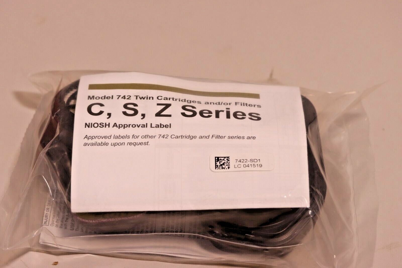 3M Scott Safety Cartridges Model 742 Twin Cartridges C,S,Z Series | eBay
