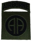 US ARMY 82ND AIRBORNE DIVISION ABD ABN DIV AA ALL AMERICAN PATCH ...