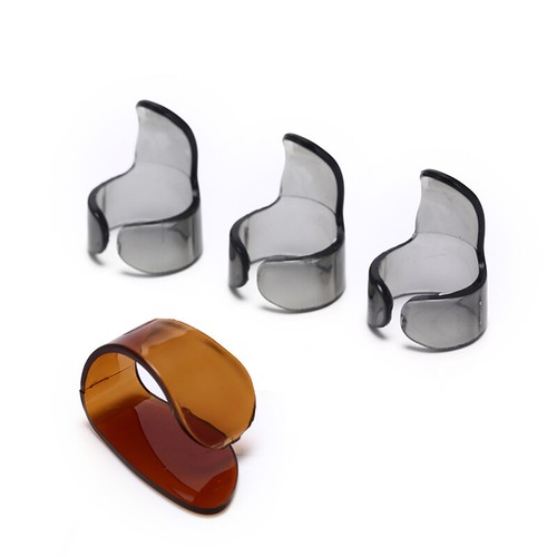 4pcs Finger Guitar Pick 1 Thumb 3 Finger picks Plectrum Guitar ...