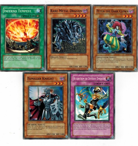 Inferno_Tempest +Familiar_Peten_ Rare Metal + Return EpI Movie Pack set ...