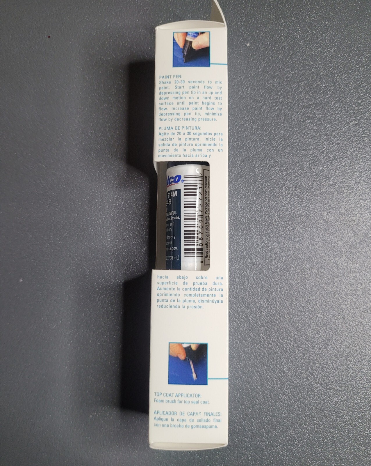 Genuine GM ACDelco Bermuda Blue Metallic Touch up Paint Code 26u Wa214m ...