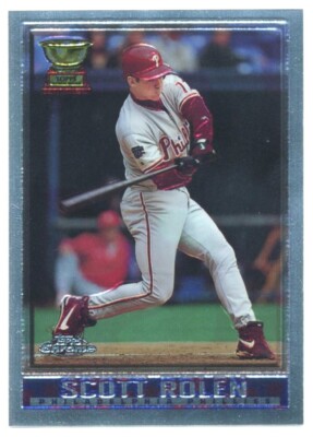 1998 Topps Chrome Scott Rolen All Rookie Cup Card #25, Philadelphia ...