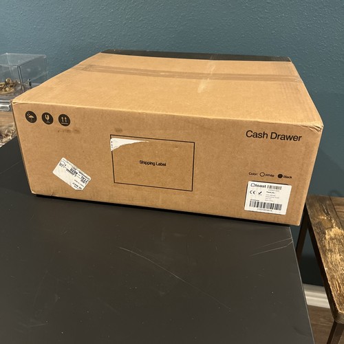 GENUINE Toast Cash Drawer , Black Steel New Sealed | eBay