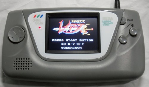 SEGA Game Gear GG Handheld Game Console Gray TFT LCD [Restored] | eBay ...