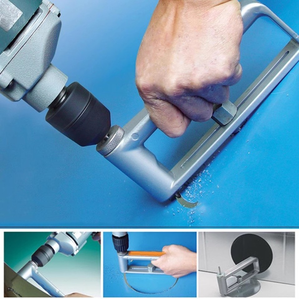 Adjustable hole cutter 55 to 305mm for panel cutting ventilation and ...