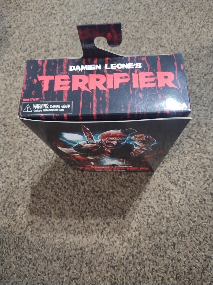 NECA Terrifier Blood Soaked Art The Clown Action Figure Exclusive | eBay