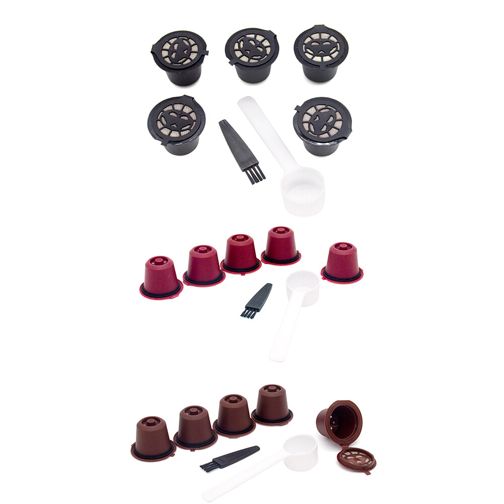 NEW Coffee Cup Filter for Nespresso Reusable Capsule Refillable Holder ...