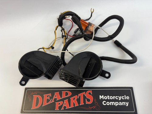 Harley universal motorcycle Moto Horn dual track double horns 400 500 ...