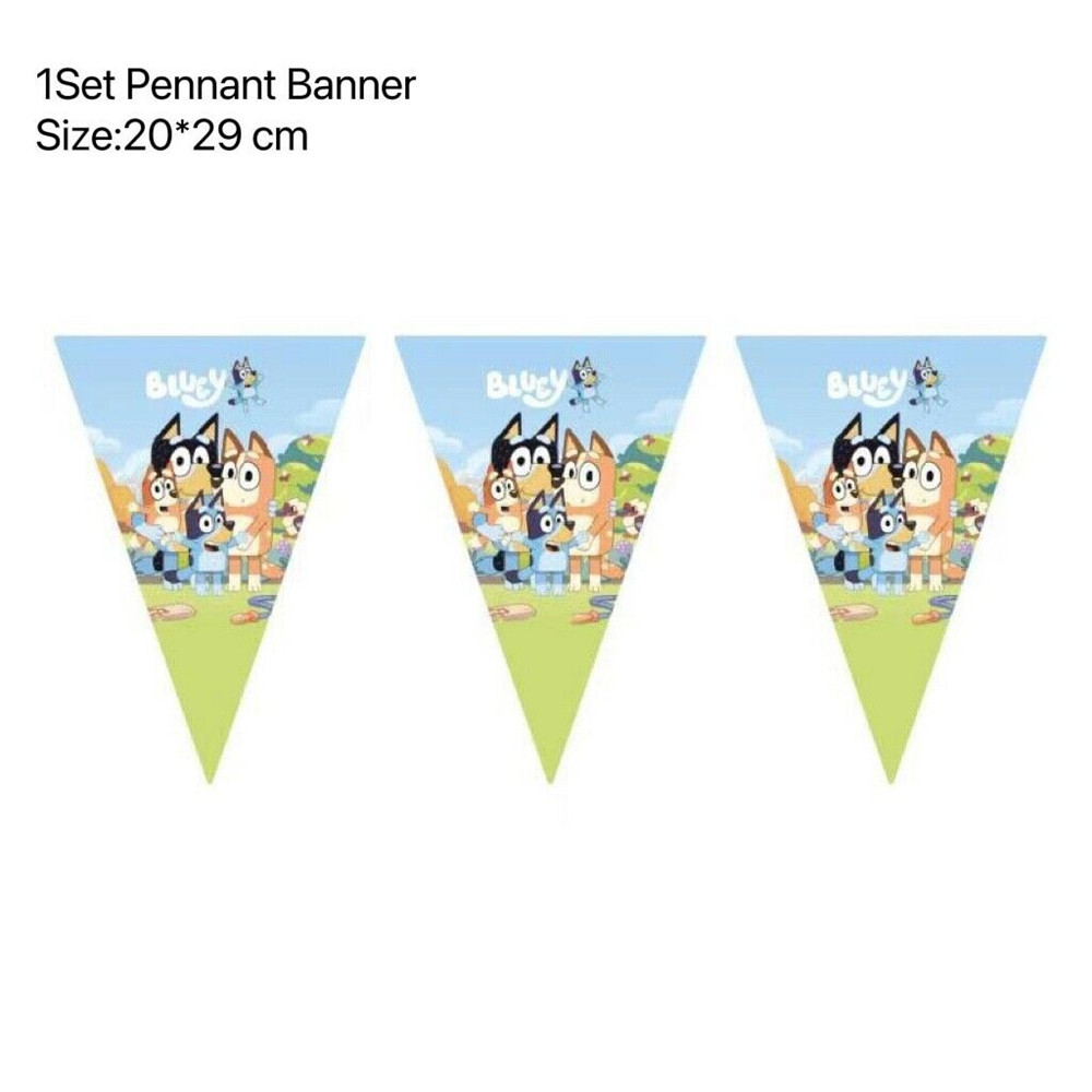 Bluey Bingo Supply Party Decoration Tablecover Banners Birthday Cupcake ...