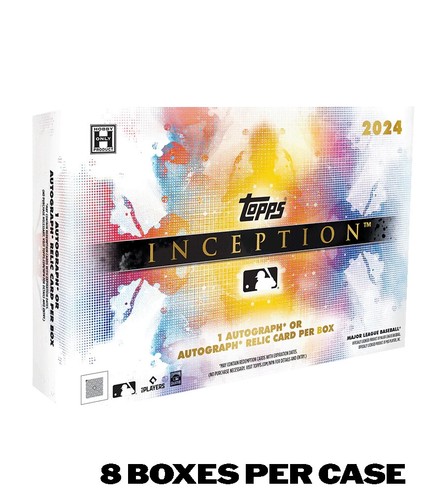 NEW 2024 Topps Inception Baseball Hobby Box Sealed Case CONFIRMED ...