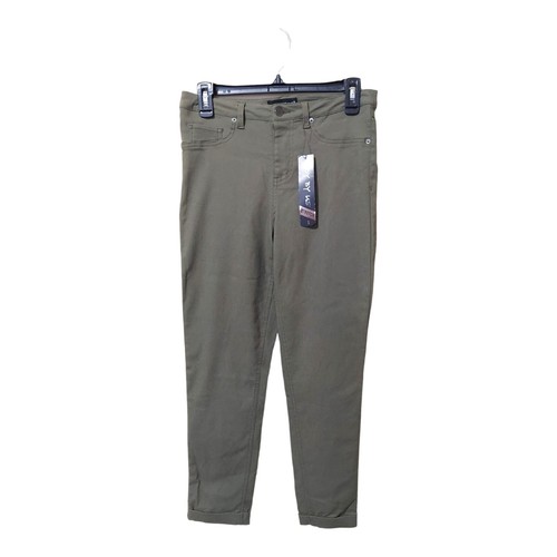 Body By Us Womens Stretchy Pants Dusty Olive Size Small | eBay