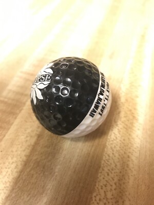 Vtg PING GOLF BALL-BLACK/WHITE PING #4 GOLD TEXT ECLIPSE LOGO Rare | eBay