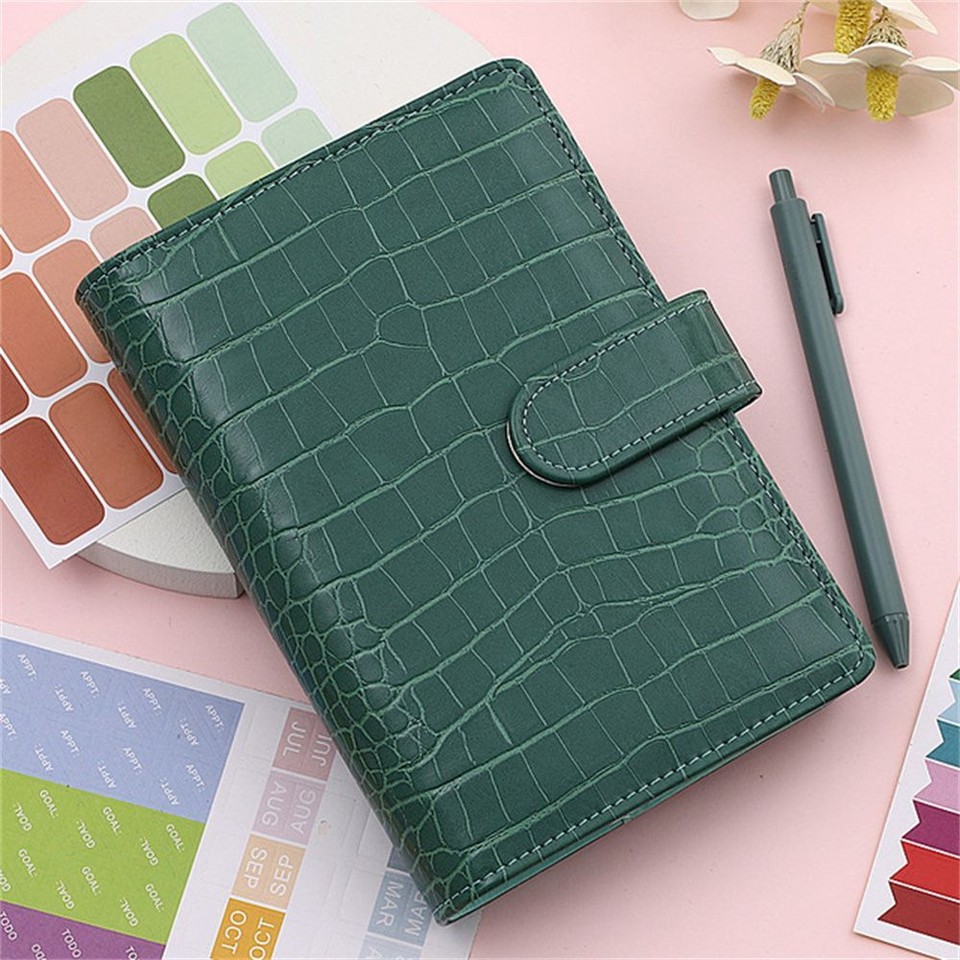 Crocodile Pattern Notebook Cover Loose-Leaf Cover Notepad Cover Binder ...