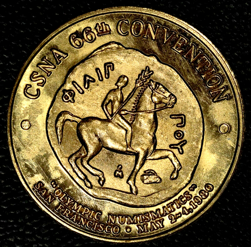 1980 CSNA Medal, Olympic Numismatics, Gem BU+ | eBay