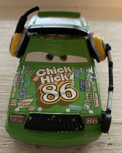 Disney Pixar Cars #86 Chick Hicks w/Headset 1:55 Metal Diecast | eBay