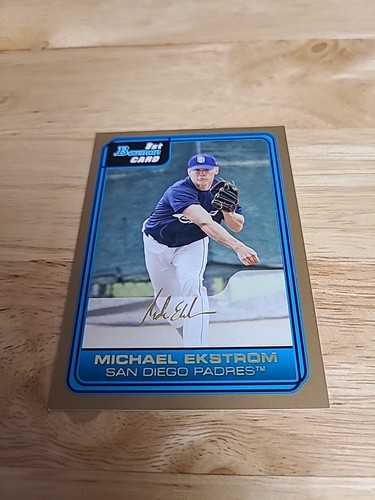 2006 Bowman Prospects GOLD #B42 Michael Ekstrom San Diego Padres Rookie ...