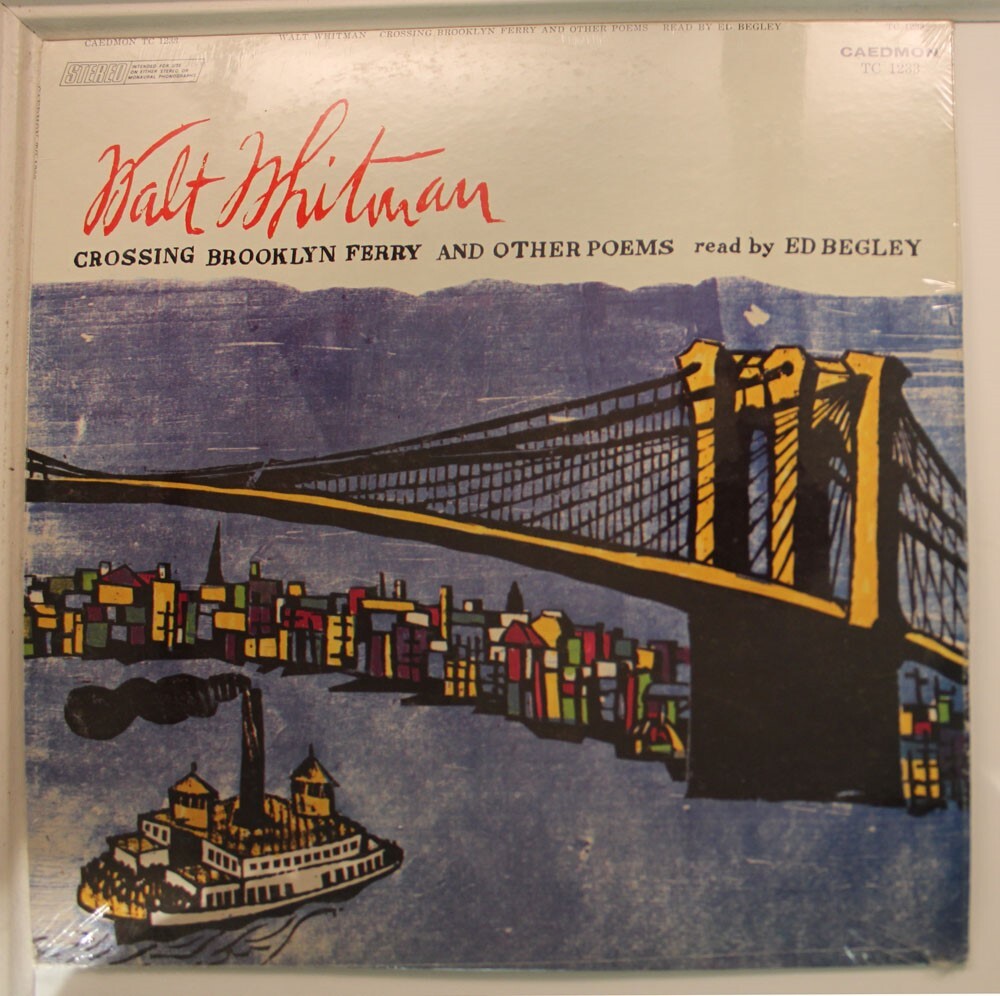 Walt Whitman, Ed Begley Lp Crossing Brooklyn Ferry & Other On Caedmon ...